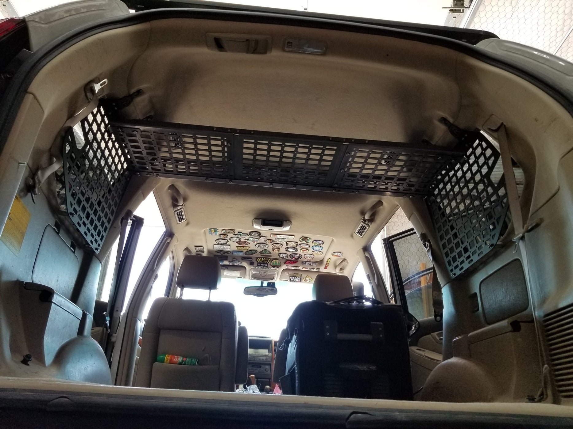 Rago Fabrication Lexus GX470 Interior Rear Molle Storage Panels ...